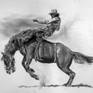 rodeo no21 Drawing by Dedy Reru | Saatchi Art
