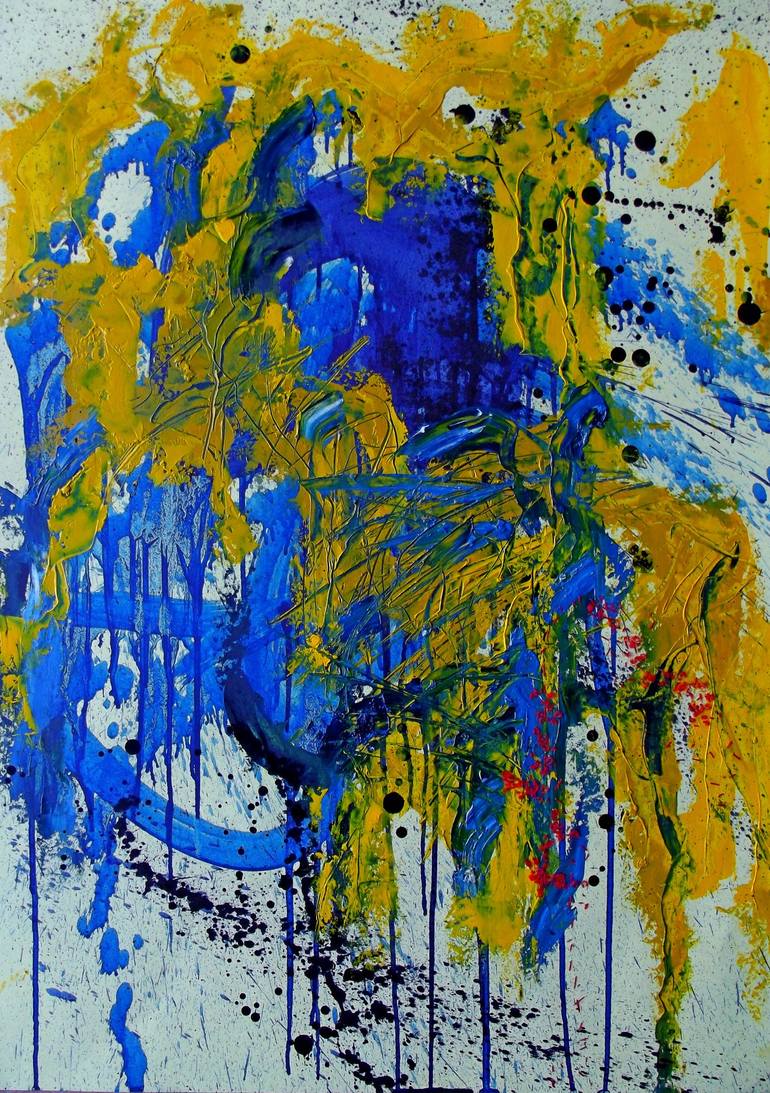 Tariro/ Hope XVIII Painting by Peter Musami | Saatchi Art