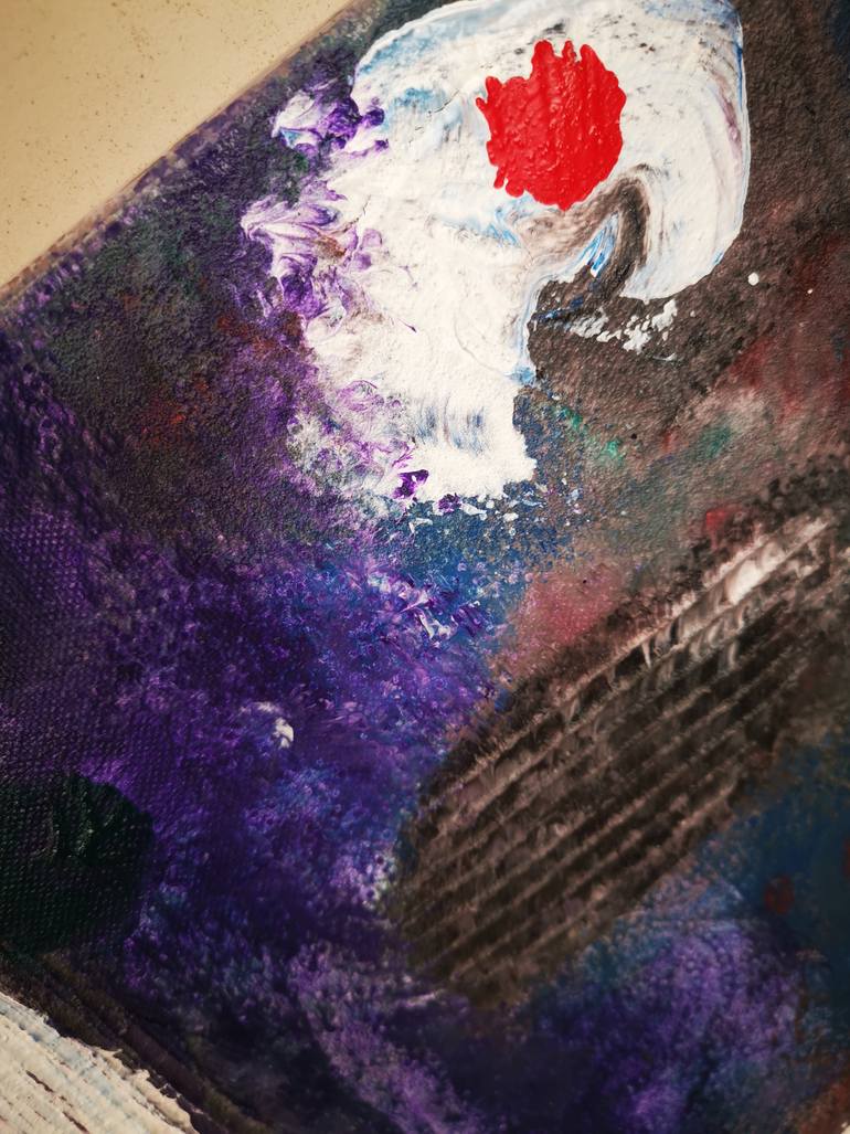 Red dot Painting by Martin Slotta | Saatchi Art