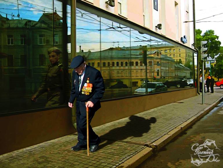 И вдруг увидел я Collage by Andrey Plotnikov | Saatchi Art