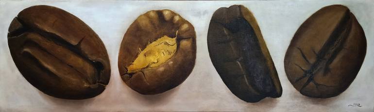 Coffee beans N12 Painting by Pavel Hambardzumyan | Saatchi Art