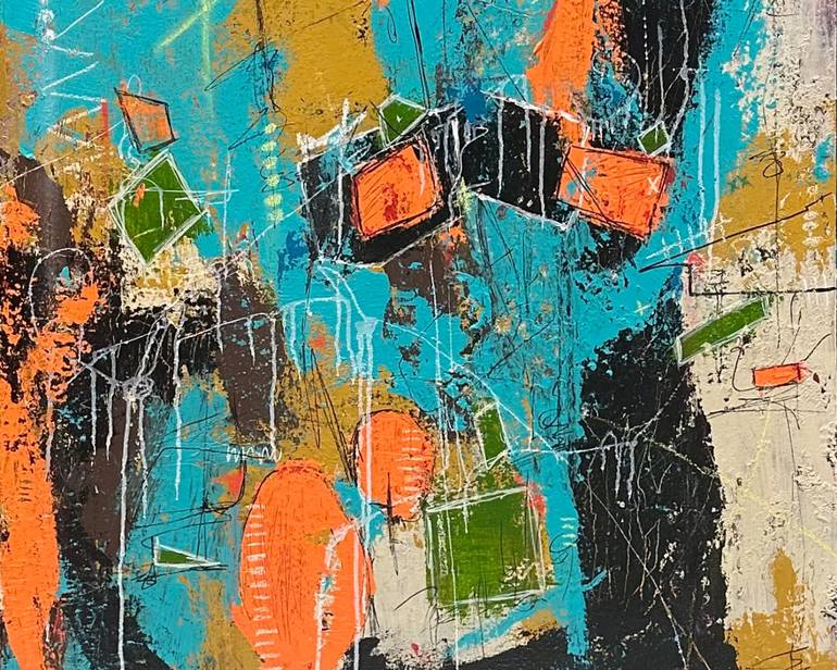 Whispers of the mind Painting by Reva Jain | Saatchi Art