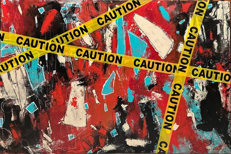 The aftermath Painting by Reva Jain | Saatchi Art