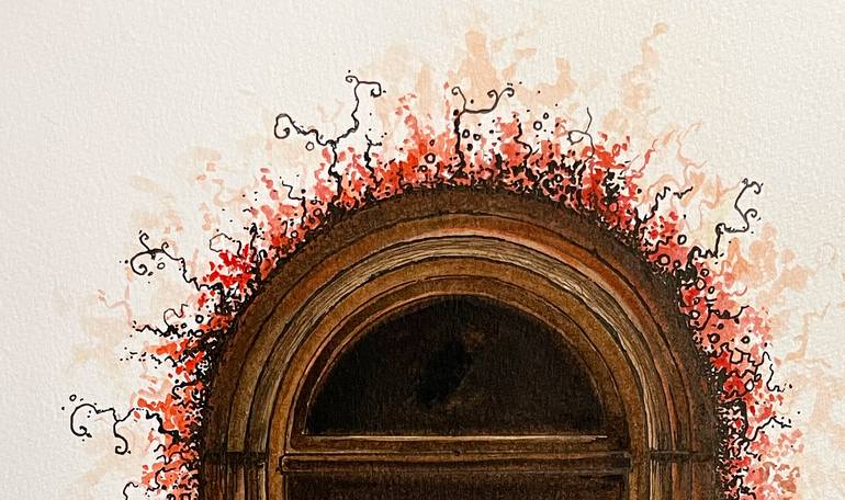 House of Victor Creel door Painting by Humberto C Pornaro | Saatchi Art