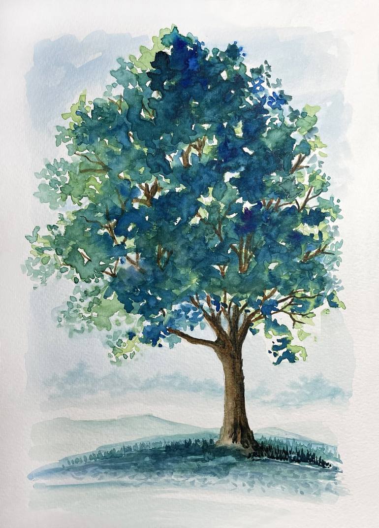 Hande Tree Painting by Humberto C Pornaro | Saatchi Art