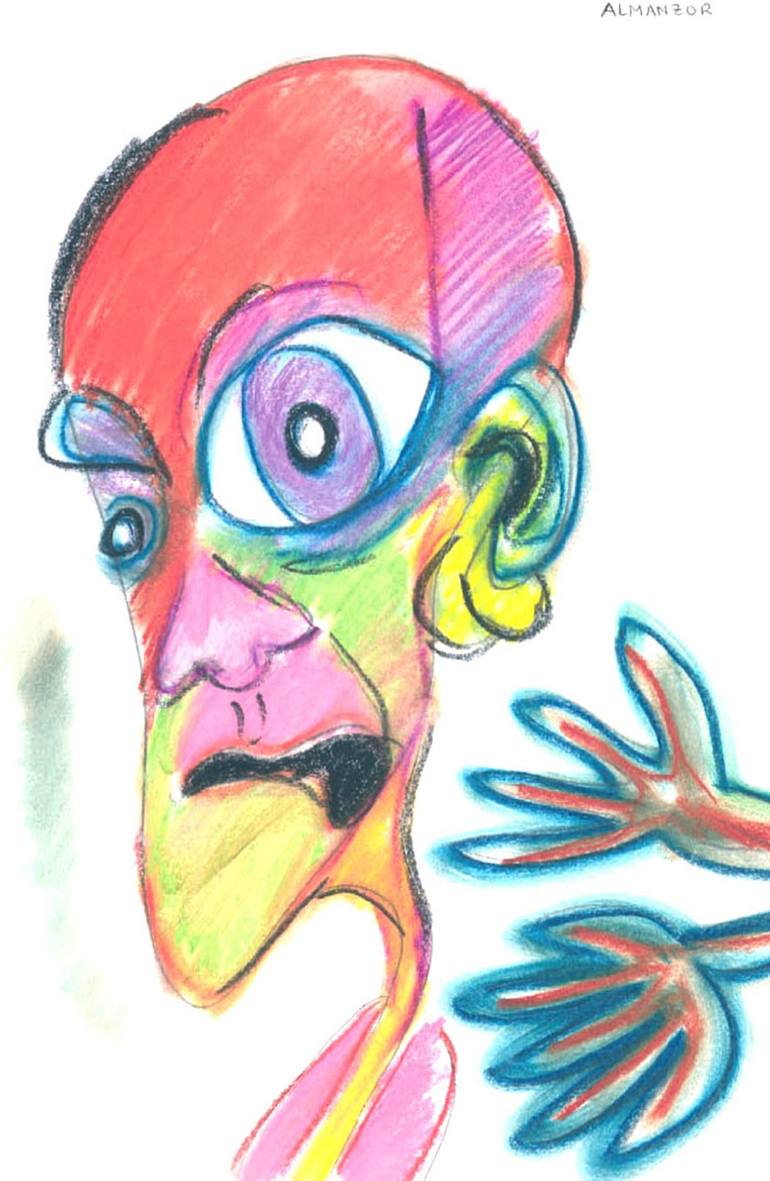 CHARACTER AFFECTED Drawing by Josan Artista | Saatchi Art