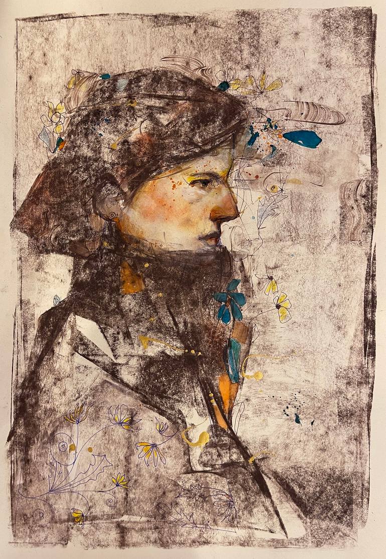 Introspection 2 Drawing by Lorena Iavorschi | Saatchi Art