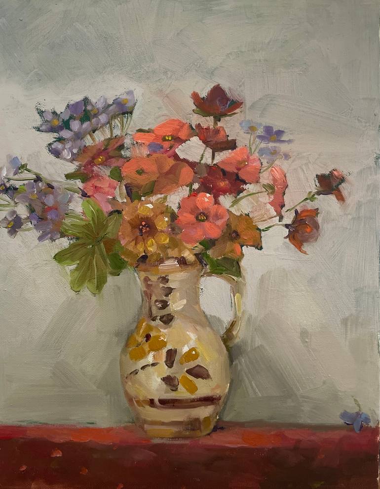 Red velvet Painting by Lorena Iavorschi | Saatchi Art