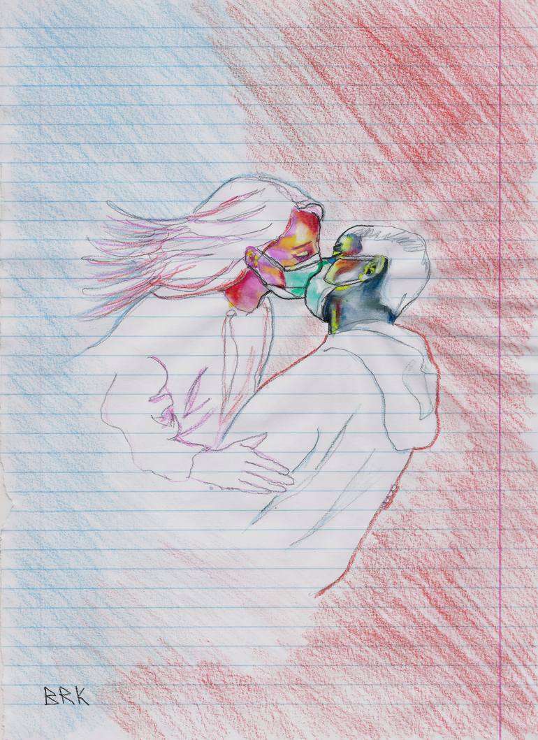 Love notes in high school notebook: Daffodils and iodoform Drawing by ...