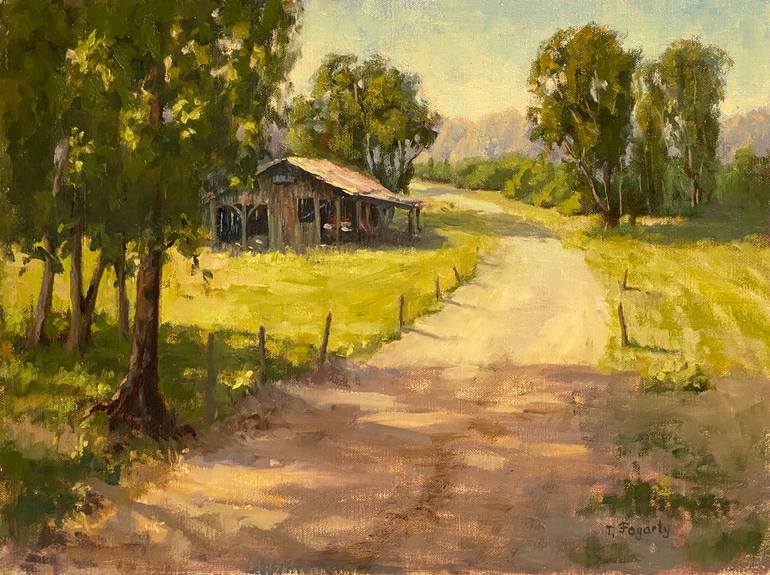 Paintings Of Country Houses And Barns The Beauty Of Colourful Country