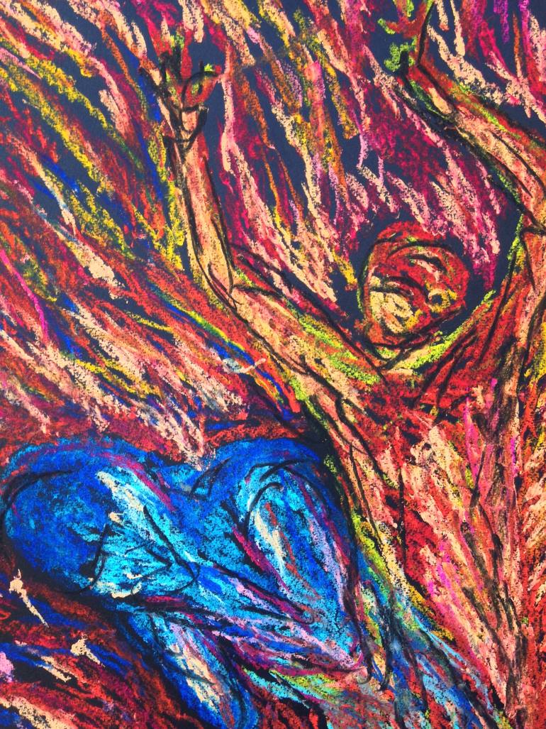 The stages of grief Drawing by Josemaría Bahena | Saatchi Art