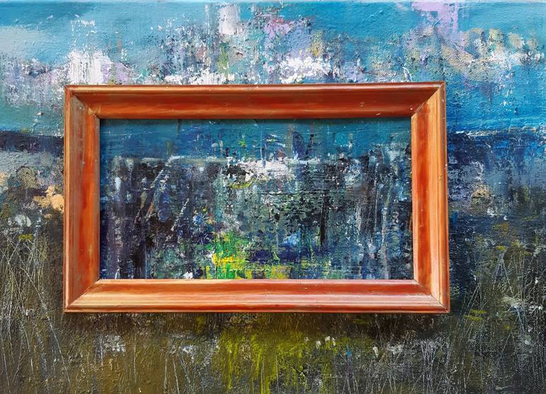 Beyond the Threshold Painting by Andrei Adobritei | Saatchi Art