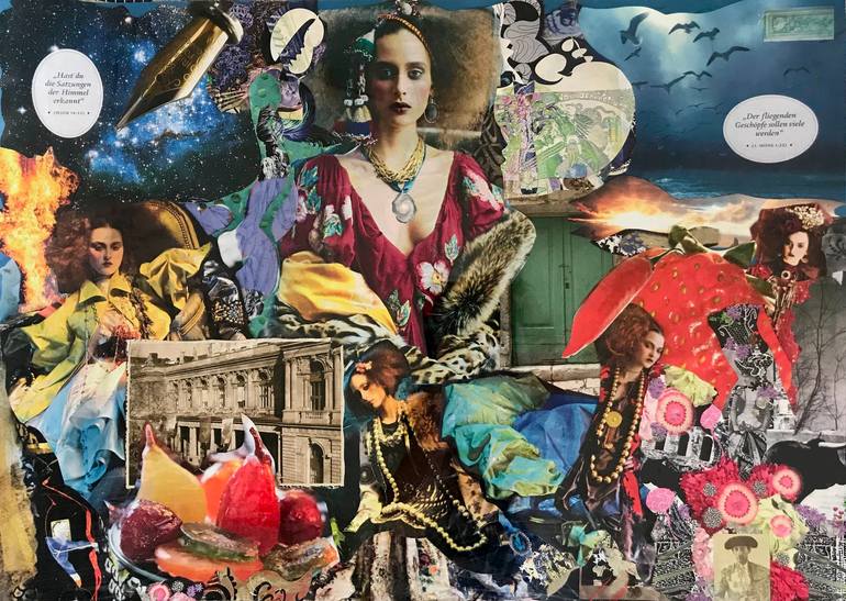 Strength Collage by Ulrike Backer | Saatchi Art