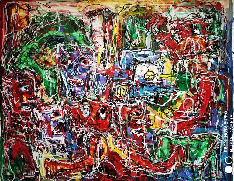 Urban Rage Painting by Simrit Siingh | Saatchi Art