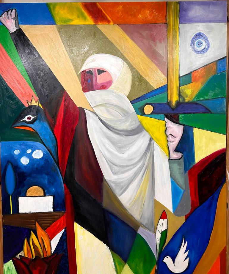 Stand Up. Painting by Aidan Hicks | Saatchi Art