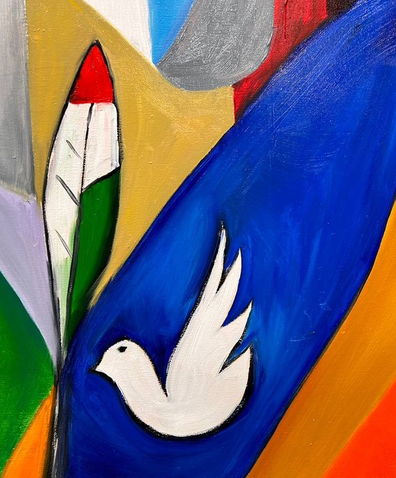 Stand Up. Painting by Aidan Hicks | Saatchi Art