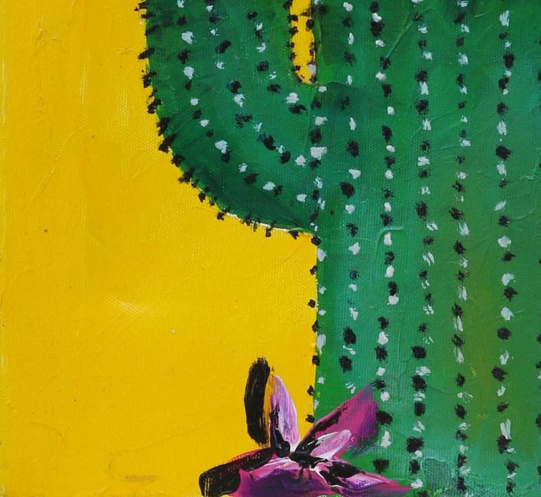 SPIKEY Painting by Mina Sevo | Saatchi Art