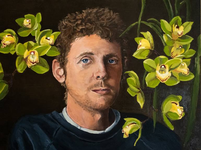 Portrait of a Young Man Painting by David Jackson | Saatchi Art