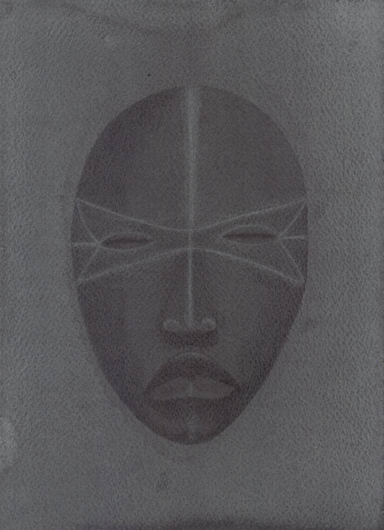 Dan Mask Painting by Adithyaa Sadashiv | Saatchi Art