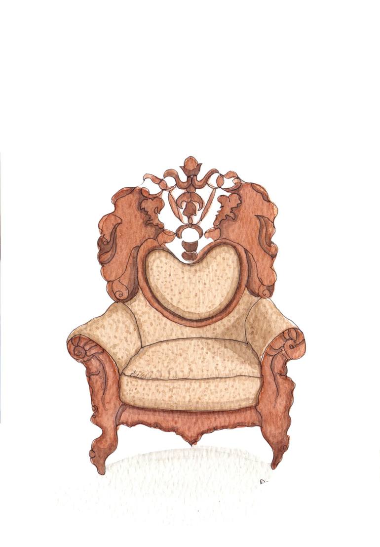 The Mudhol King Chair Drawing by Adithyaa Sadashiv | Saatchi Art
