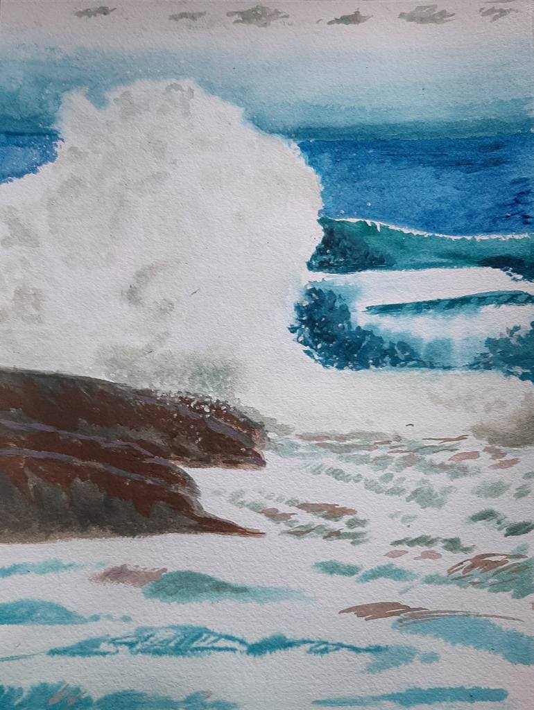 Foam Strike Painting by Kseniya Unique | Saatchi Art