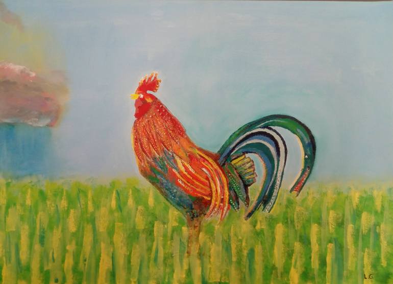 Gallo Painting by Lorenzo Guerriero | Saatchi Art