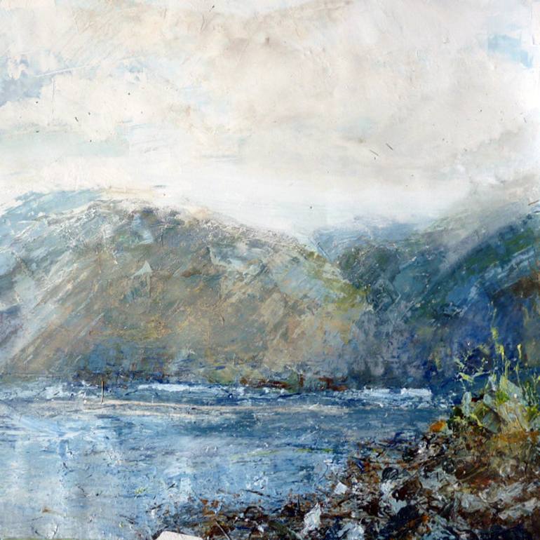 Changing Blues, SOLD Painting by Helena Emmans | Saatchi Art