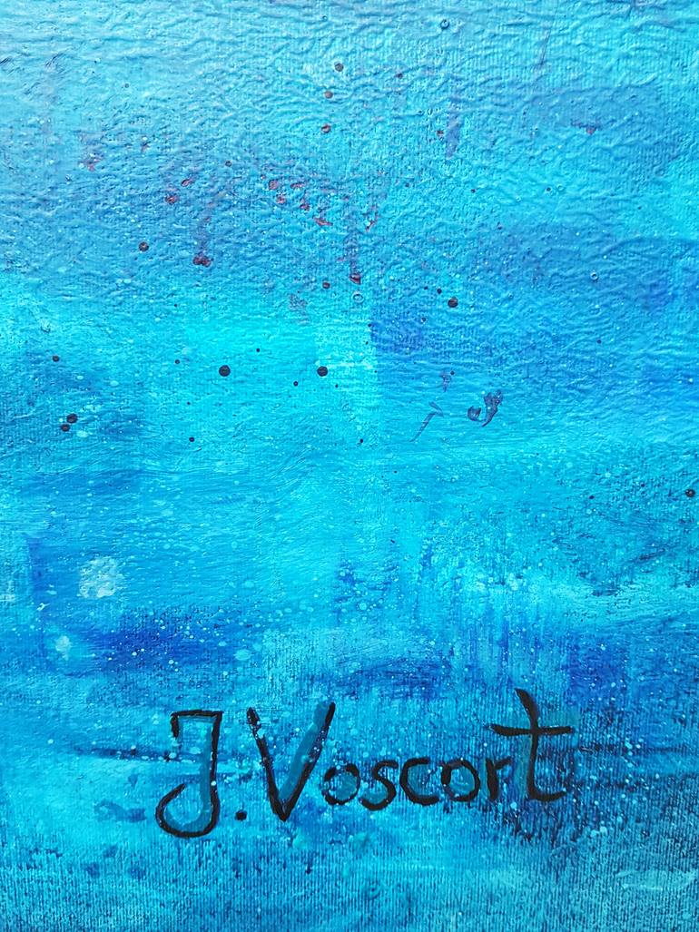 Deep blue Painting by Jana Voscort | Saatchi Art