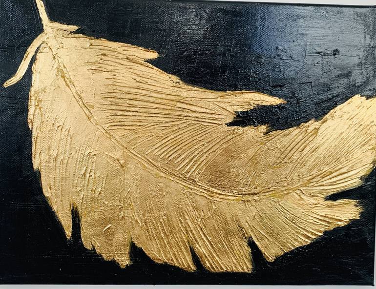 The Golden Pen. Acrylic painting on canvas. Painting by Kristina ...