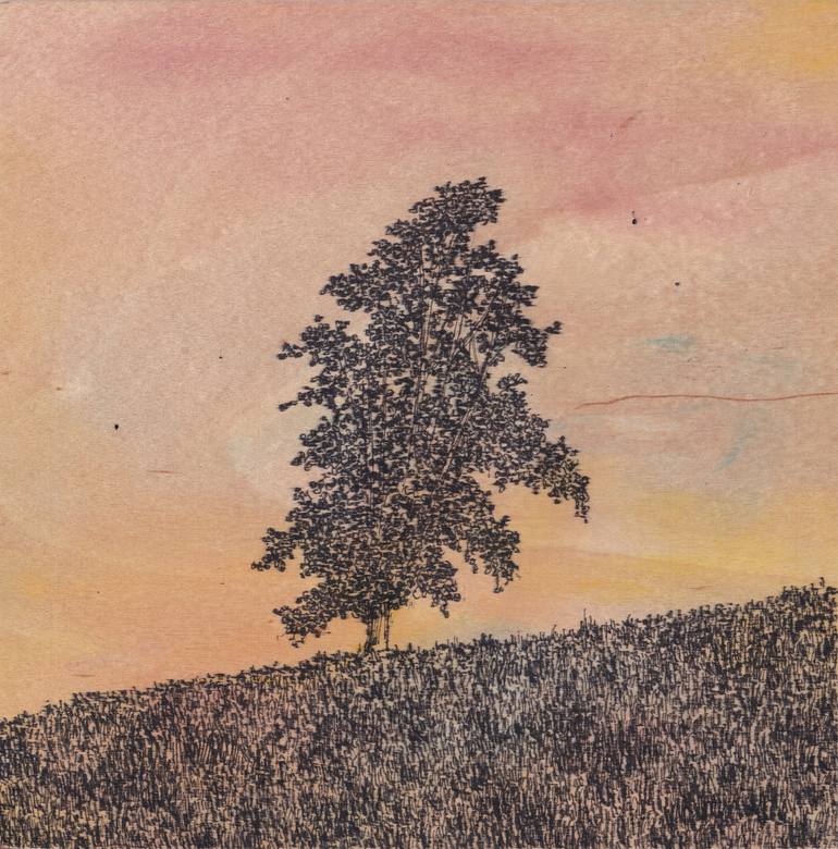 Hilltop 8 Drawing by William Lindley | Saatchi Art