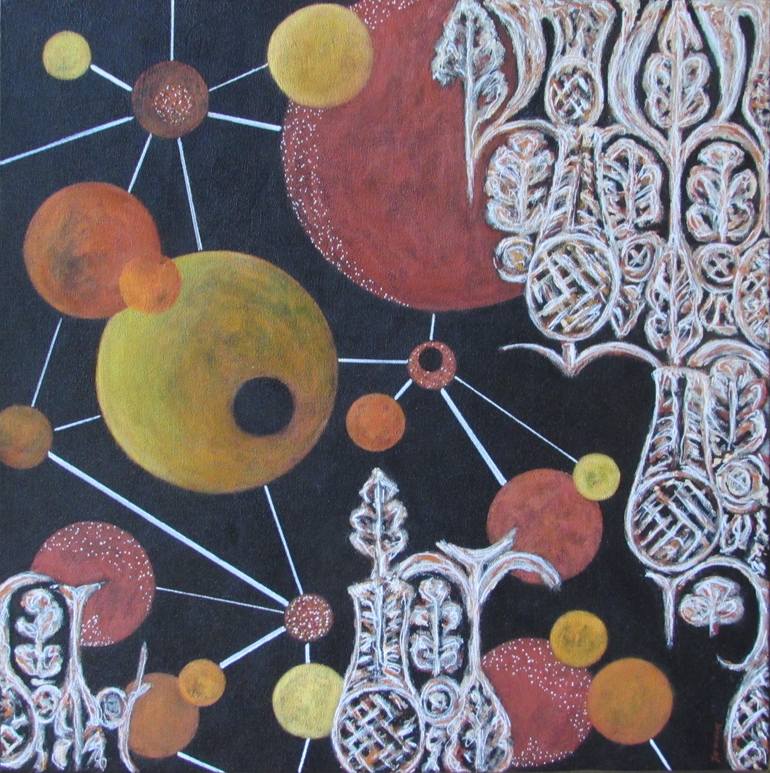 Serial Orbs Painting by Mike Yachnik | Saatchi Art