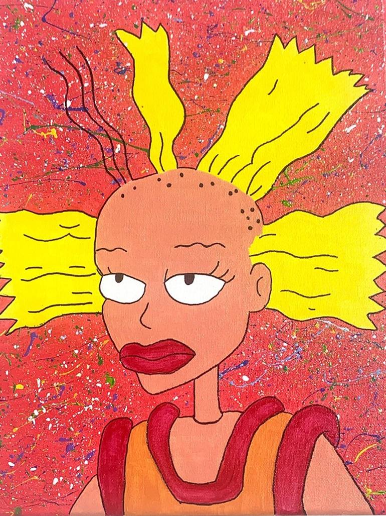 Cynthia Rugrats Original Painting Painting by Natalie Sar | Saatchi Art