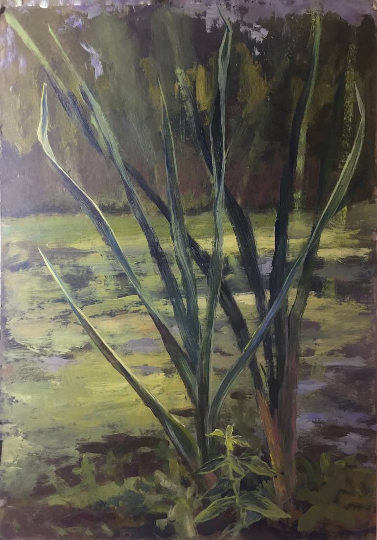 Reed Painting by Любовь Леонова | Saatchi Art