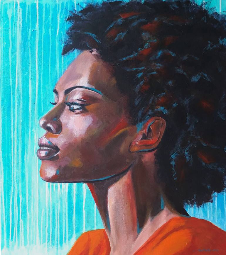 Miss Unafraid Painting by Lana Castella | Saatchi Art