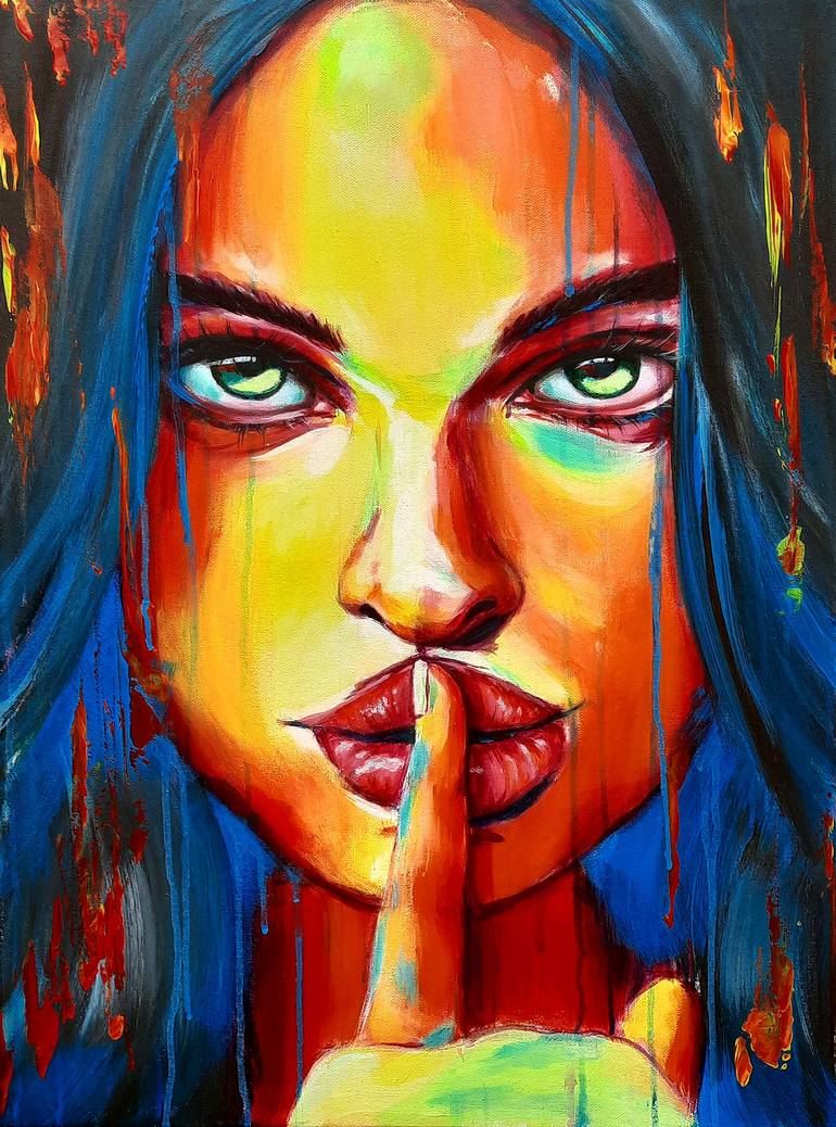 When words are not needed Painting by Lana Castella | Saatchi Art