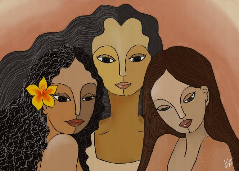 Kayumanggi Painting by Kath Magpantay | Saatchi Art