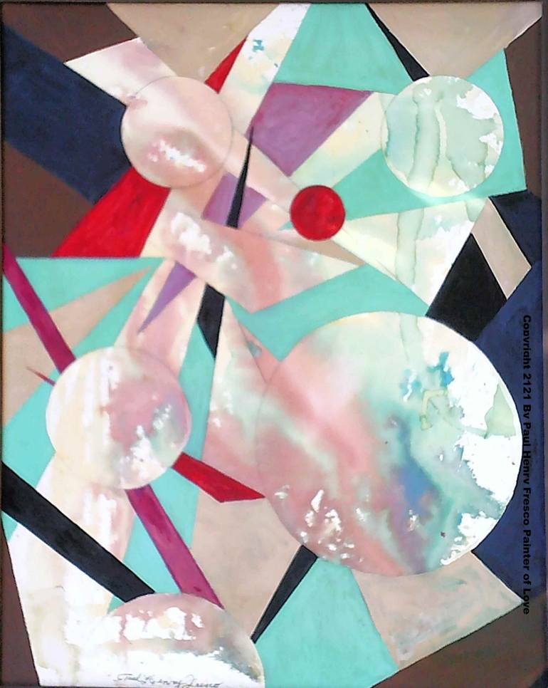 HYPERDEMENSIONAL SPHERES WELL TENSIONED Painting by PAUL HENRY FRESCO ...
