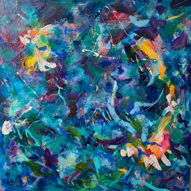 Study in Blue by Murray A Eisner Painting by Tatiana Eisner | Saatchi Art