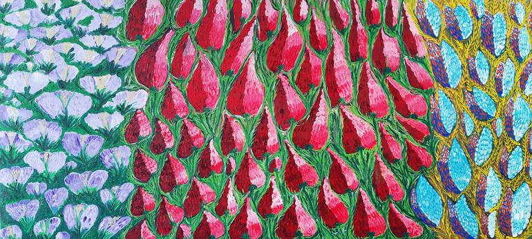 Serie Botanica: Flores 1002 Painting by Valush Valush | Saatchi Art