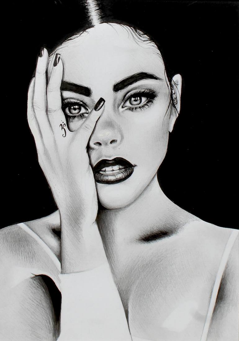 Mind Set Drawing by Daisy Murray | Saatchi Art