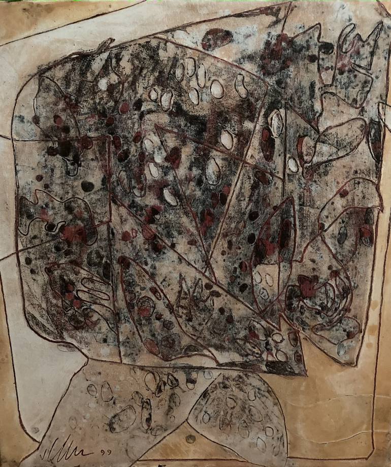 José Unda Sacerdote Con Semillas Painting by José Unda | Saatchi Art