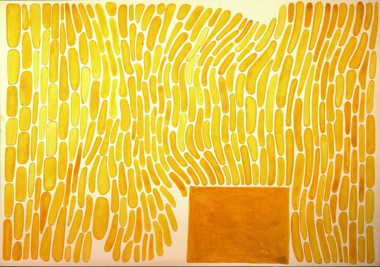 Yellow Drawing by Dilyan Bakalski | Saatchi Art