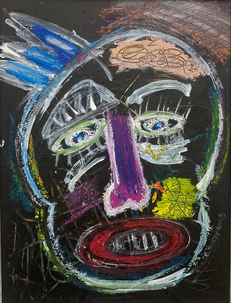 The first of 2025 Painting by Eric Doisy | Saatchi Art