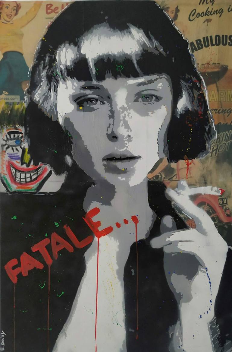 fatale Painting by Eric Doisy | Saatchi Art
