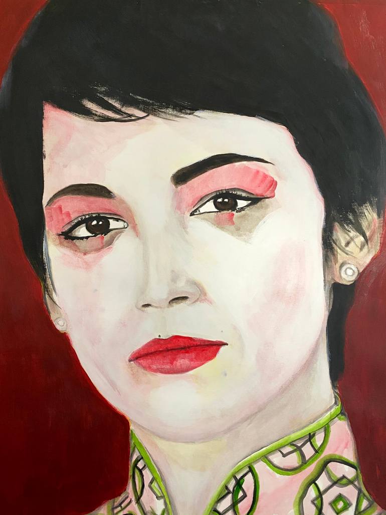 Ursola Corbero Painting by Giuseppe Cipolla | Saatchi Art