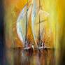 Saling Boats Painting by James Rooney | Saatchi Art