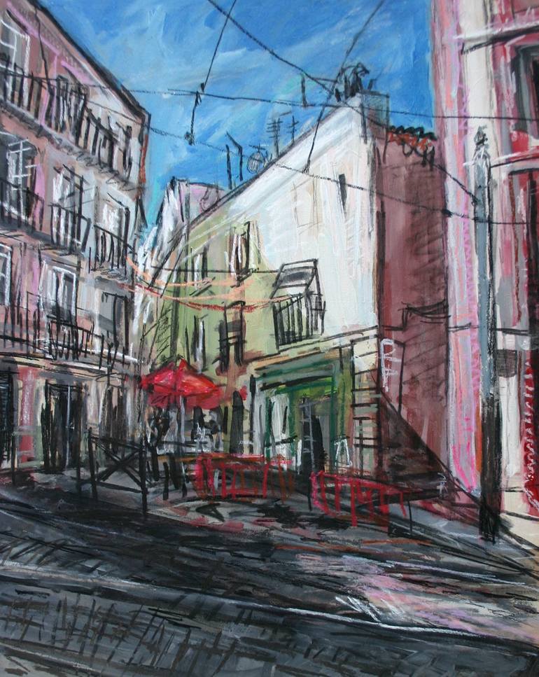 National Holiday, Lisbon Painting by Matthew Thompson | Saatchi Art
