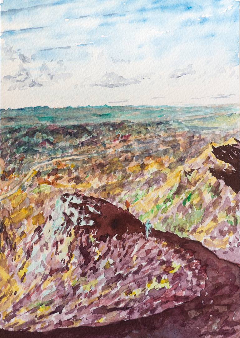 Sakhalin Hike Painting by Brent Rowley | Saatchi Art