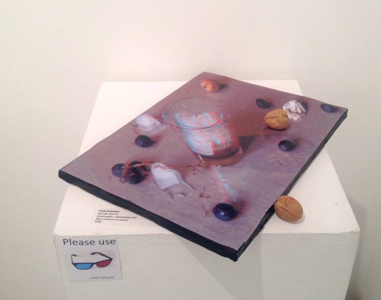 Still life with glass -anamorphic 3D - Limited Edition of 1 Mixed Media ...