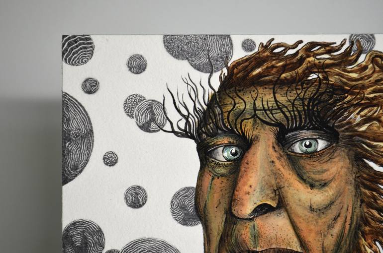 Desde la noche Painting by Daniel Bahena | Saatchi Art